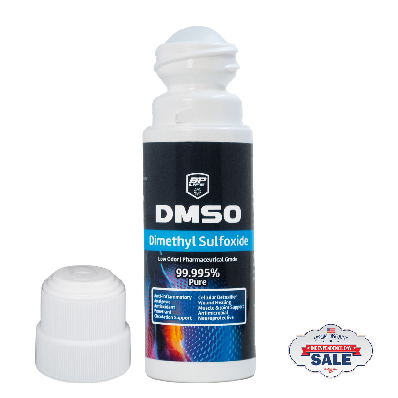 DMSO – 3oz Pharmaceutical-Grade Dimethyl Sulfoxide Roll On – shopbplife